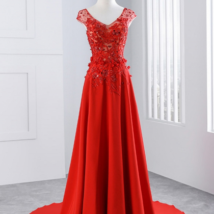 Red Lace Mother Of The Bride Dresses Gowns, For Weddings Evening Gowns ...