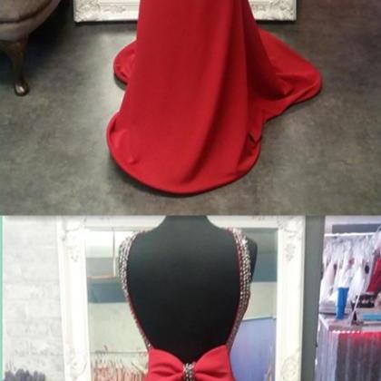Sassy Wedding Elegant O-neck Mermaid Prom Dresses,long Prom Dresses ...