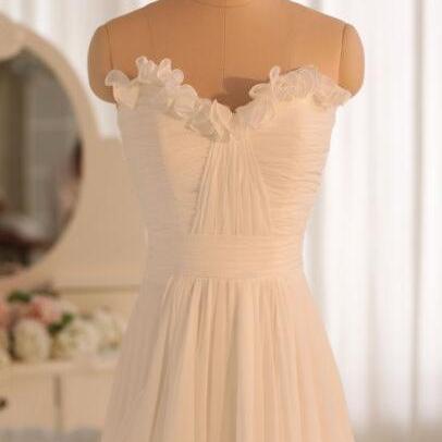 Elegant Chiffon Simple Formal Prom Dress, Beautiful Long Prom Dress ...