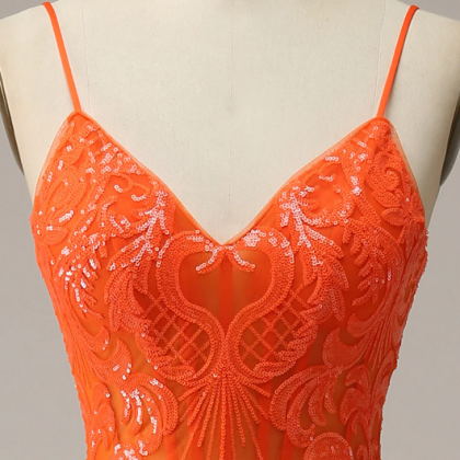 Elegant Straps Sequins Formal Prom Dress, Beautiful Long Prom Dress, Banquet Party Dress on Luulla