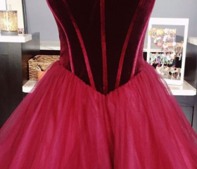 Velvet Homecoming Dresses,short Ruffle Prom Dress,burgundy Homecoming ...