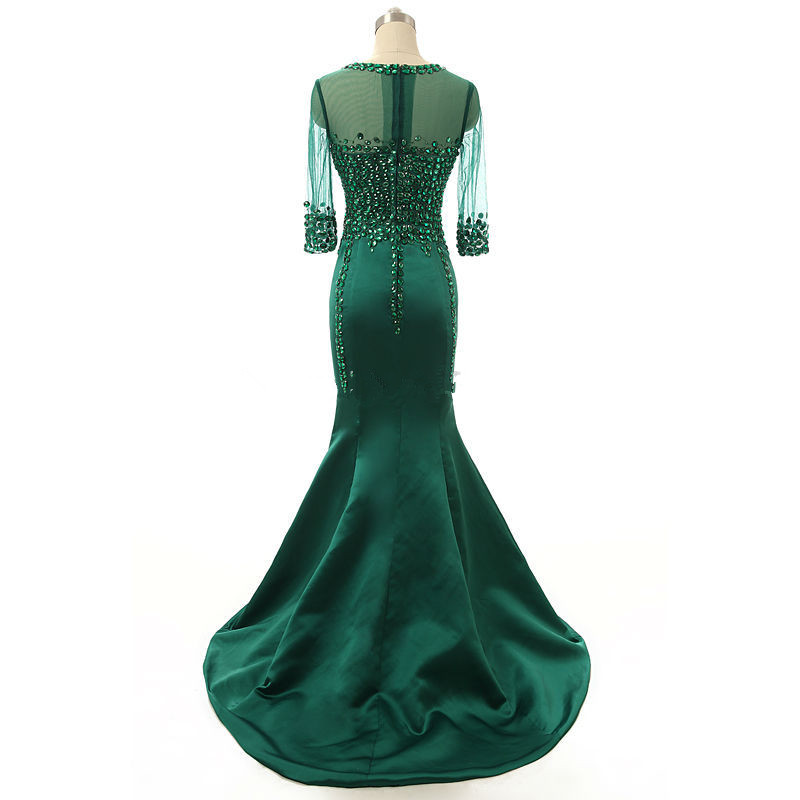 Real Photos Prom Dresses Transparent Evening Dress Vestido De Festa ...