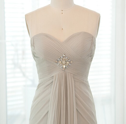 Silver Sweetheart Evening Dresses Long Elegant Prom Dress Robe De ...