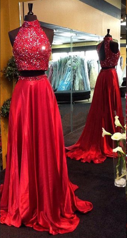 Red Neck Party Dress. Prom Dresses on Luulla