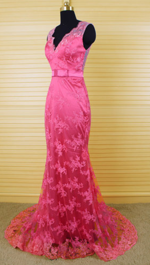 Lace Prom Dresses,formal Gown,lace Evening Gowns, on Luulla