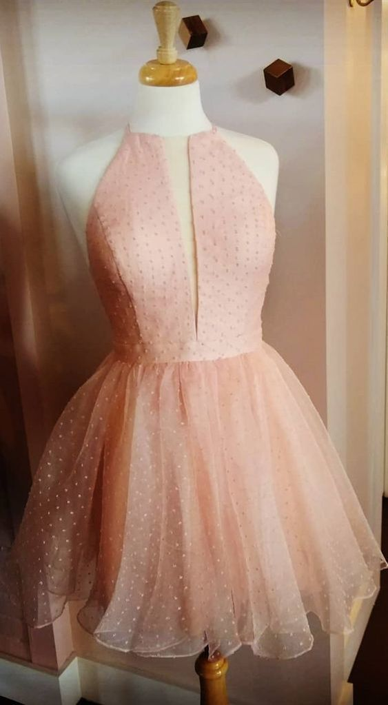 Sassy Wedding Sexy V Neck Short Homecoming Dress With Appliques, Prom ...