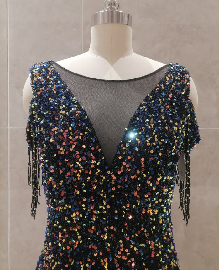 Mermaid Evening Dress Gown Prom Dress Long Formal Party Dress Boat Open ...