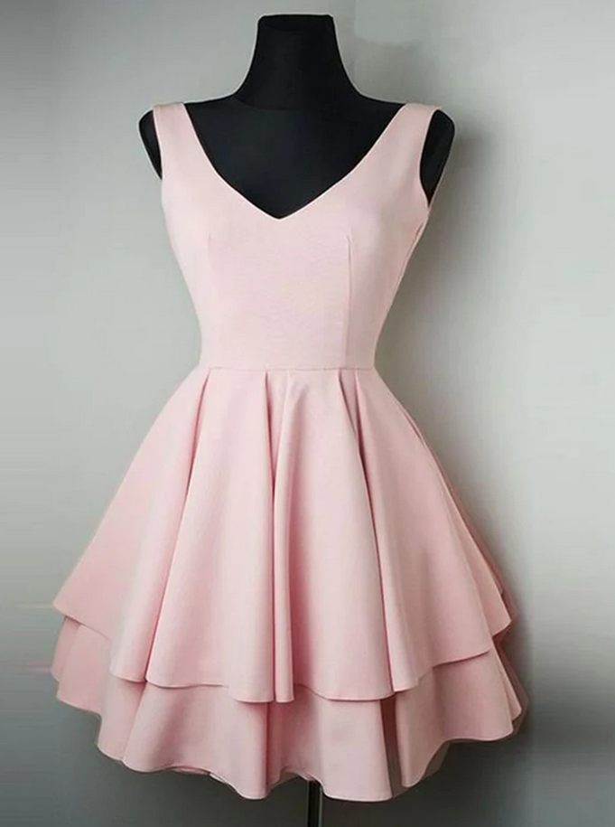 V Neck Homecoming Dresses Short Prom Dresses Online, Cute Graduation ...