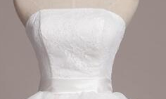 Lovely White Lace And Organza Short Graduation Dress Prom Dress, Short ...