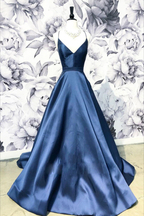 Prom Dress,simple Tulle V Neck Long Prom Dress, Tulle Evening Dress on ...