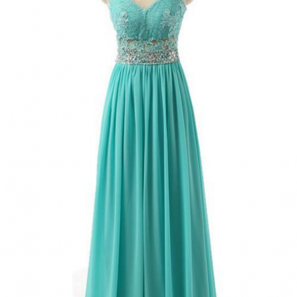 Turquoise Prom Dresses,lace Prom Dresses,evening Dresses ,formal Women ...