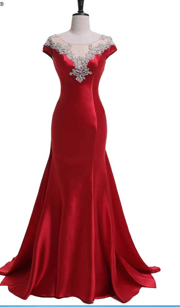 A Red Dress With A Beautiful Dress Gown And A Floral Gown With A Floral ...