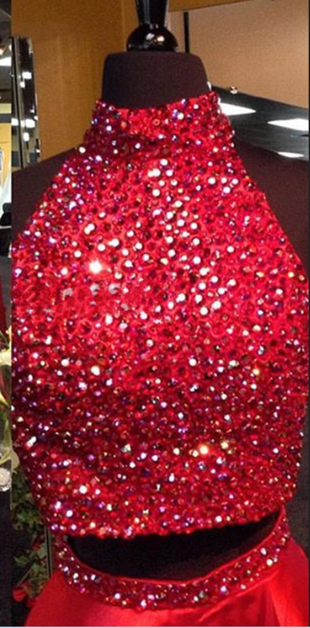 Red Neck Party Dress. Prom Dresses on Luulla