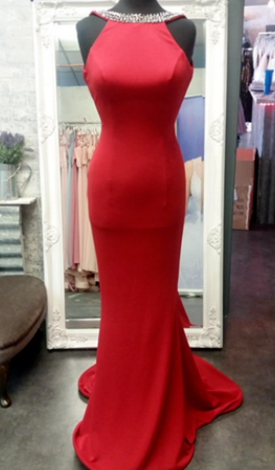 Sassy Wedding Elegant O-neck Mermaid Prom Dresses,long Prom Dresses ...