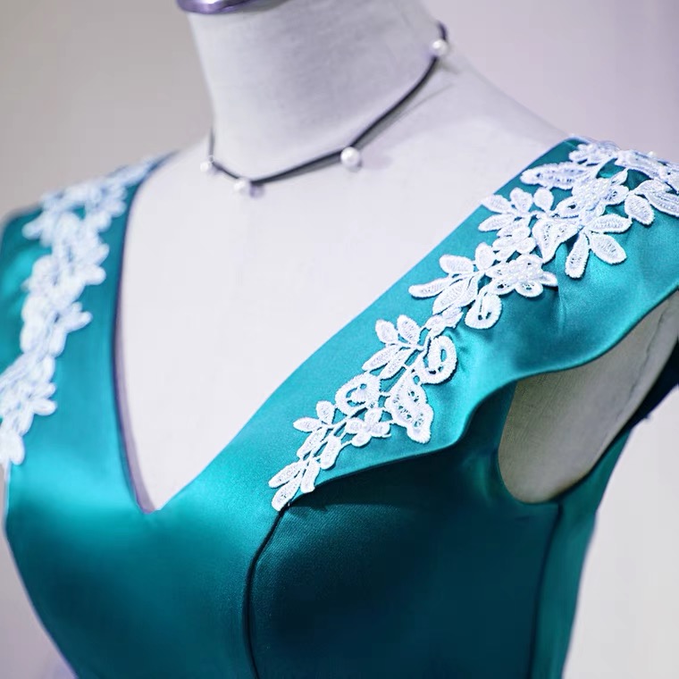 Homecoming Dresses Evening Dress, V-neck Cocktail Dress, Princess ...