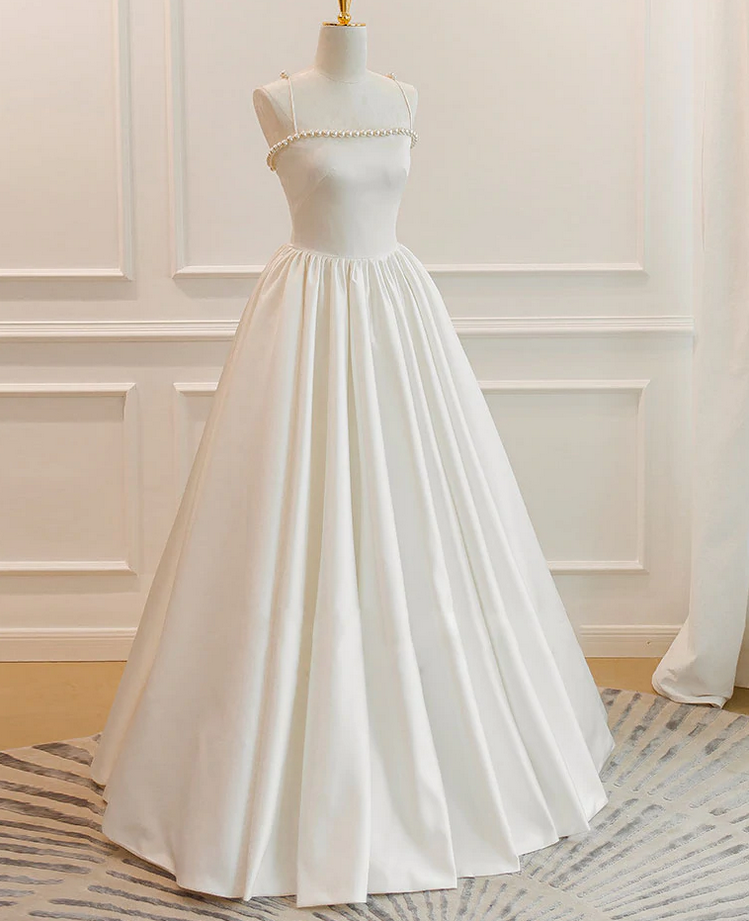 Prom Dresses,simple Satin Long Prom Dress, Long Evening Dress on Luulla