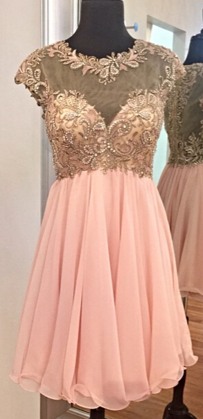 Cap Sleeves Short Party Dress on Luulla