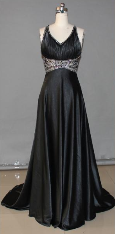 High Quality Prom Dress,satin Prom Dress,a-line Prom Dress,beading Prom ...